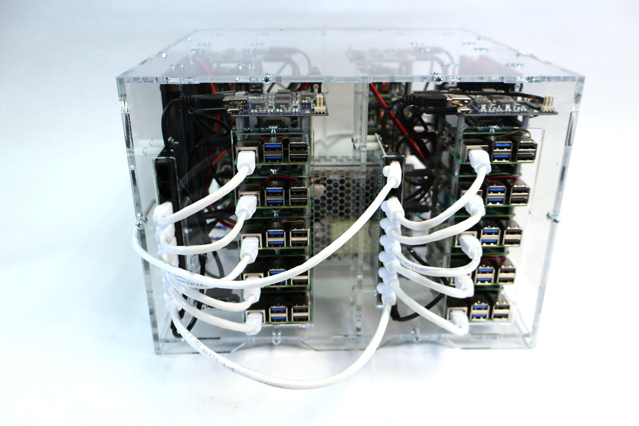Pico 20 Raspberry Pi 5 Cluster Pi5 4gb Picocluster Desktop Datacenter