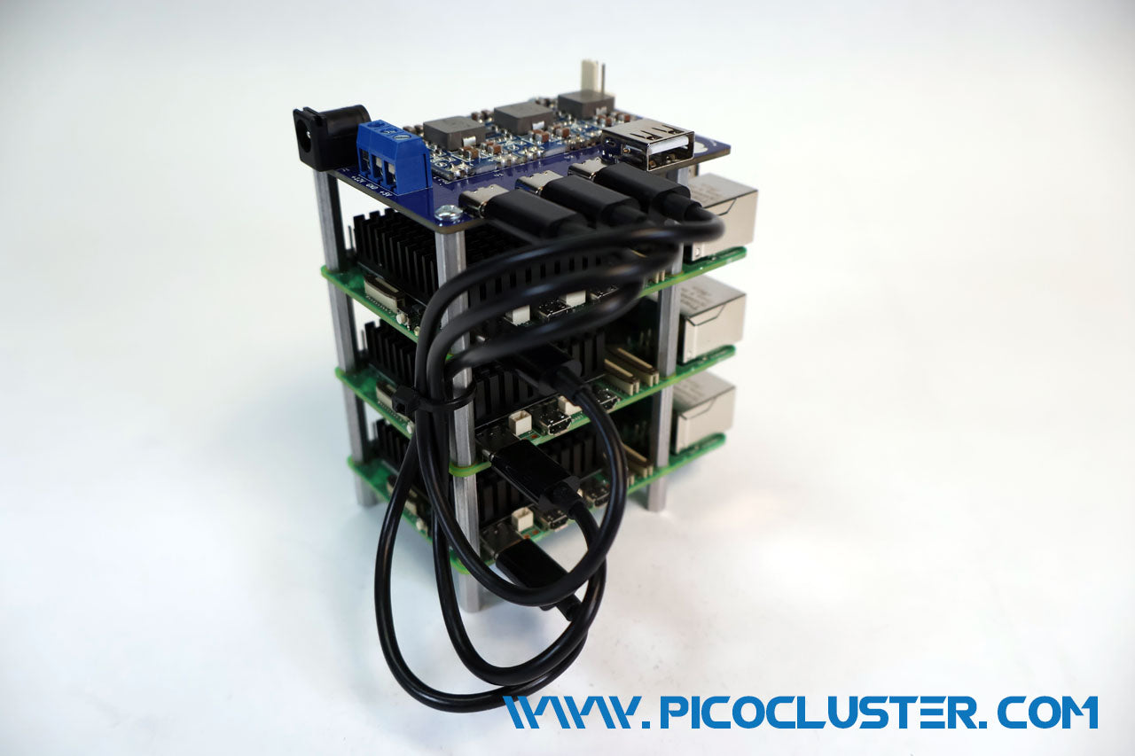 Assemble RPI5 3T Board Stack – PicoCluster LLC