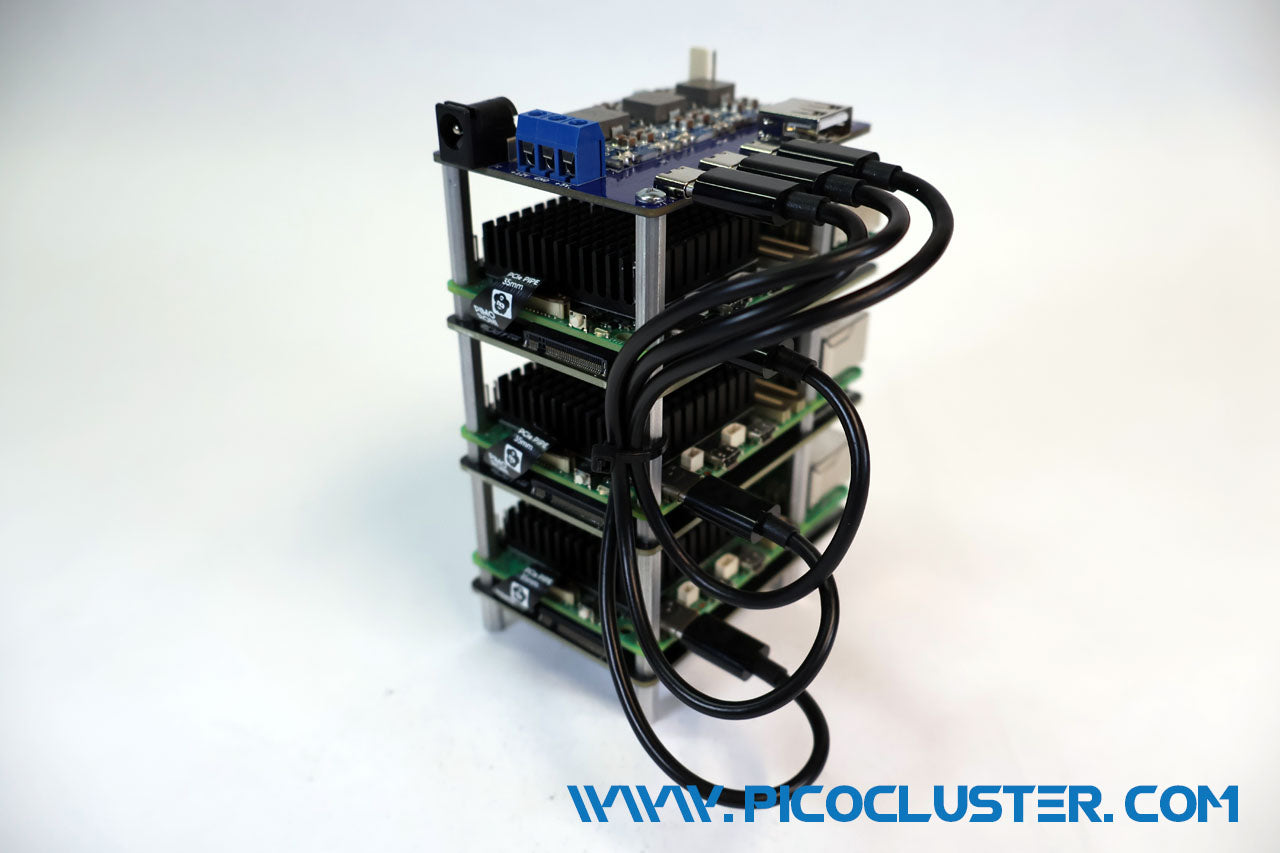 Assemble RPI5 3M Board Stack – PicoCluster LLC