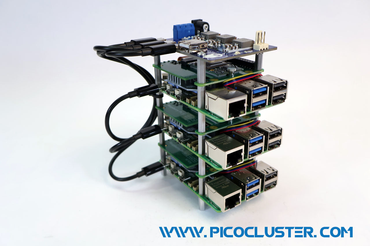 Assemble RPI5 3AI Board Stack – PicoCluster LLC