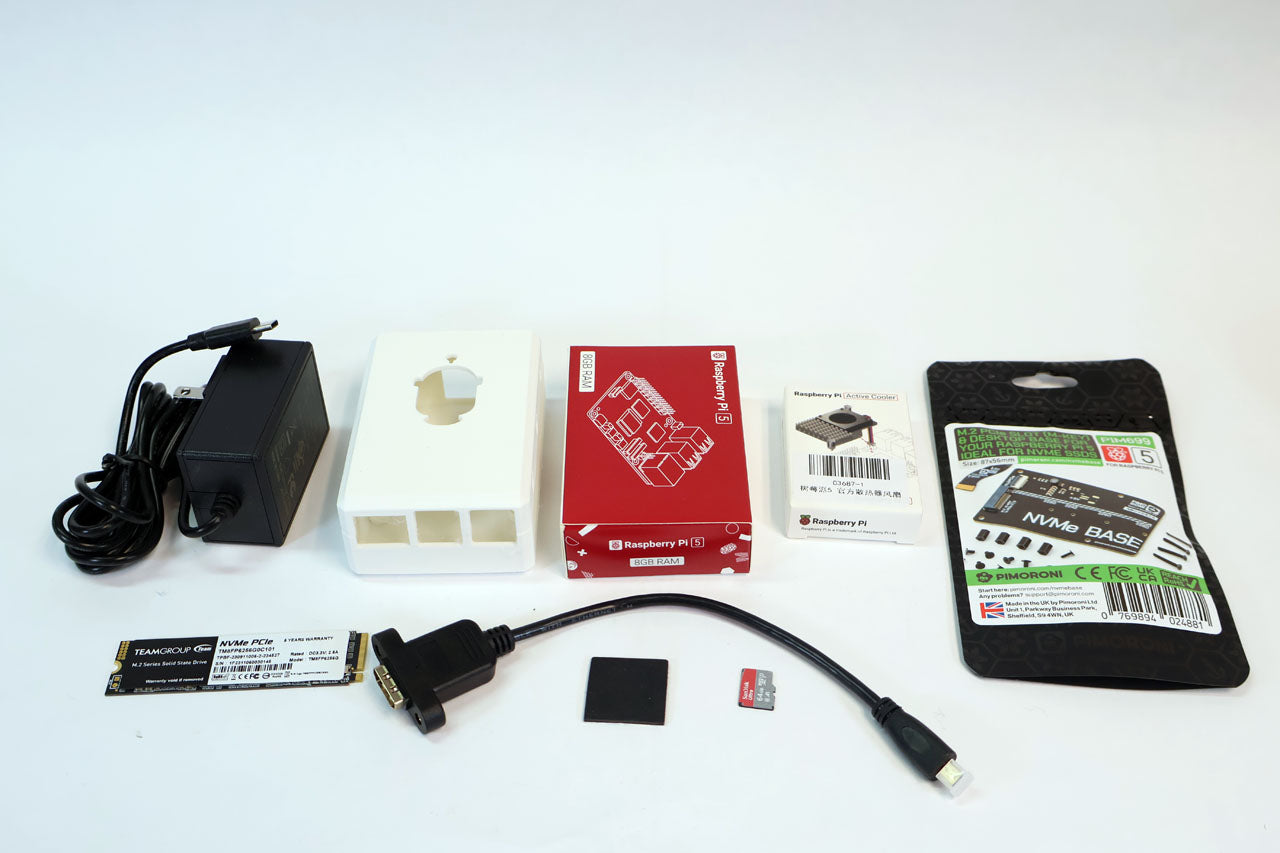 PicoPod Raspberry PI5 Cluster 8GB PiMoroni M.2 Baseboard PicoCluster ...